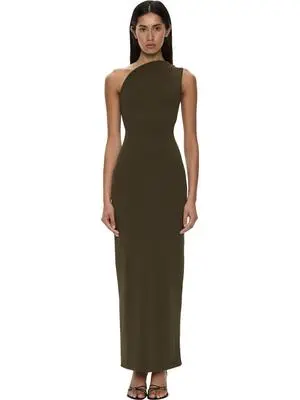 Christopher Esber Concave Wired Dress - Khaki