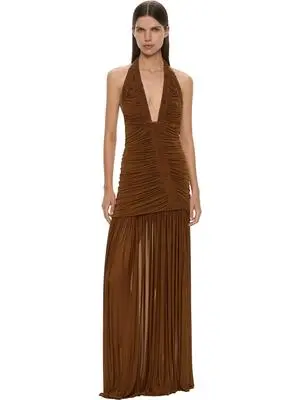 Christopher Esber CHRISTOPHER ESBER Orion Gown Brown