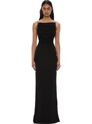 Christopher Esber Sculpted Ruched Maxi Dress - Black