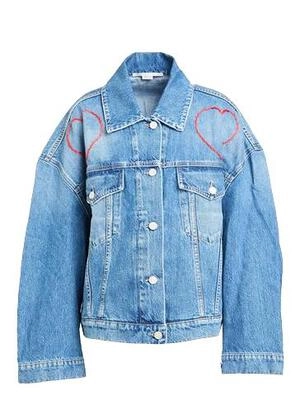 Stella McCartney Denim Outerwear Size Cotton, Polyester, Viscose, Polyurethane Resin - Blue