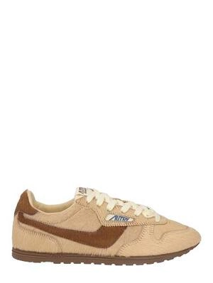 AUTRY AUTRY Sneakers - Sand Leather And Calf Hair Sand