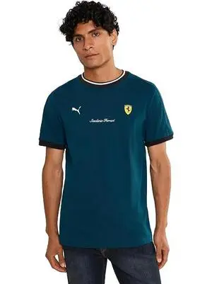 PUMA Scuderia Ferrari Lifestyle T-shirt Clothing - Blue