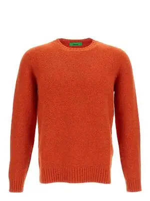 DRUMOHR Wool Crew Neck Sweater - Orange