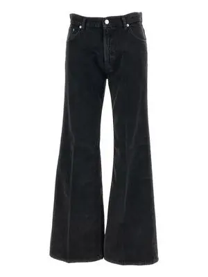 HAIKURE Clara Velvet Pier Trousers - Nero