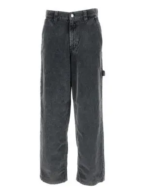 HAIKURE Sibilla Velvet Trousers Pier - Grigio
