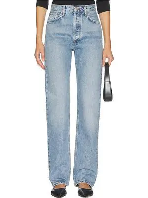 AGOLDE 90s Pinch Waist Long Jean In Denim-light - Stage