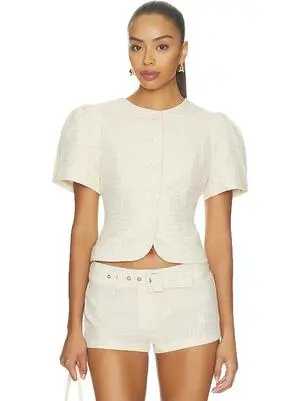 Lioness LIONESS Femme Blouse Beige Check