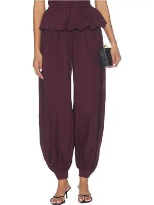 ROTATE BY BIRGER CHRISTENSEN Balloon Pleated Pants - Zinfandel
