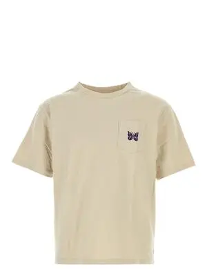 Needles Sand Cotton T-shirt - Light Brown