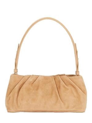Simkhai Harlow Suede Shoulder Bag In Tan - Light Camel