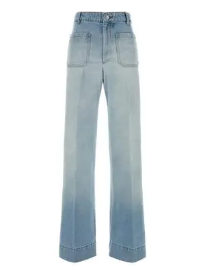 Victoria Beckham Alina Flare Jeans - Blue