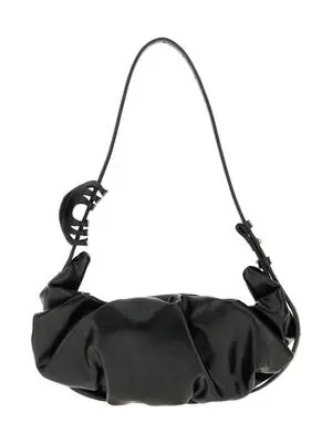 DIESEL® Synthetic Leather Grab-d Shoulder Bag - Black