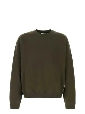 JIL SANDER Cotton Sweatshirt - Green