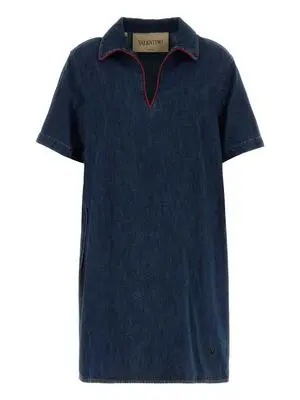 Valentino Garavani Denim Dress - Blue