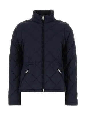 Burberry Navy Nylon Jacket - Blue