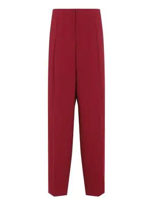 Alberta Ferretti Cady Straight Pants - Red