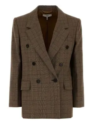 Chloé Embroidered Wool Blazer - Multicolor
