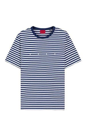 Hugo Striped Relaxed-fit Cotton-jersey T-shirt - Open Miscellaneous
