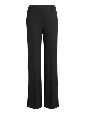 Khaite Grenare Wool Trousers - Black