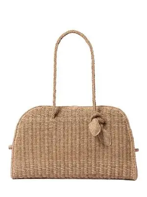 Jacquemus Le Turismo Raphia Leather Bag - Neutral