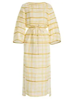 Rosie Assoulin Ribbon Caftan Dress - Yellow