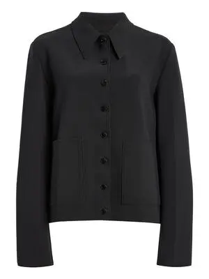 BIRROT BIRROT Lay3 Point Collar Crepe Jacket