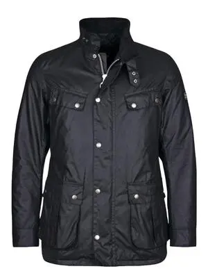 Barbour Tourer Duke Wax Jacket - Black