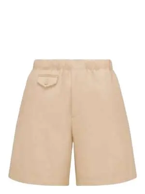 Dior Bermuda Shorts With Elastic Waist - Nude
