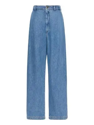 Sportmax Pioppo Wide-leg Jeans - Blue