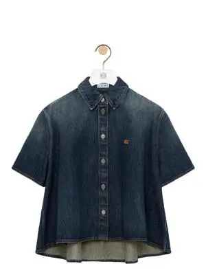Loewe Short Sleeve Trapeze Shirt - Black