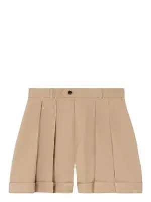 CELINE Shorts IN Diagonal Wool