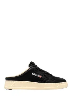 AUTRY Medalist Mule Sneakers In Napa Leather - Black