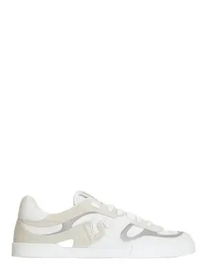 Dolce & Gabbana Dolce & Gabbana Portofino Logo Patch Lace Up Sneakers Multi-color