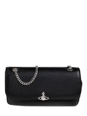 VIVIENNE WESTWOOD Chain Logo Crossbody Bag - Black