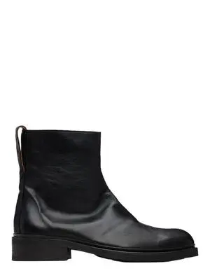 Our Legacy Daimono Zip Leather Boots - Black