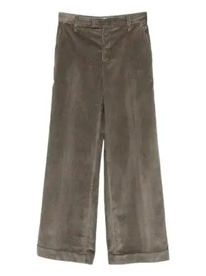 Brunello Cucinelli Casual Pants With Belt Loops - Green