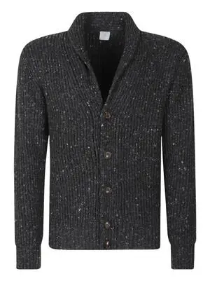 Eleventy Button-down Knitwear - Black
