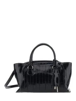 OSOI Top-handle Shoulder Bag With Dual Handles - Black