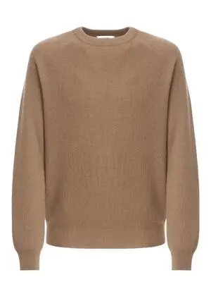 Malo Luxury Cashmere Crew Neck Sweater - Camel