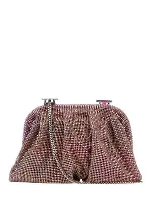 Benedetta Bruzziches Metal Chain Clutch - Brown