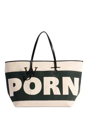 J.W.ANDERSON Anchor Logo-plaque Tote Bag - Green