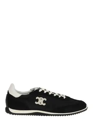 Celine Low Lace-up Sneakers With Triomphe Logo - Multicolor