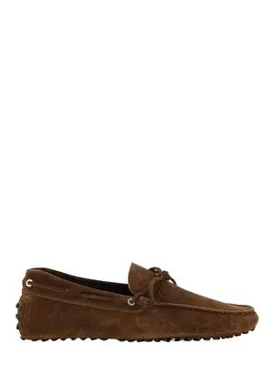 AURELIEN Suede Driving Shoes - Brown