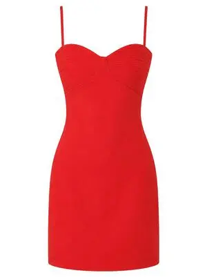 EXQUISE Renata Mini Dress - Red