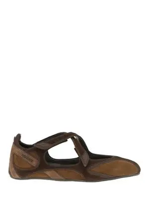 Attico Nomad Ballerinas - Brown