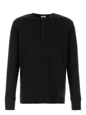 Burberry Stretch Cotton T-shirt - Black