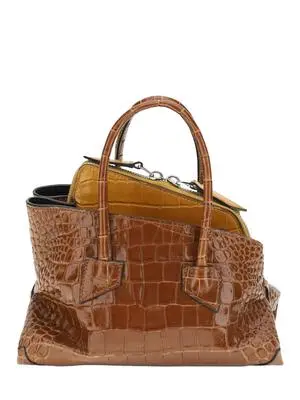 Attico La Passeggiata Mini Handbag - Brown