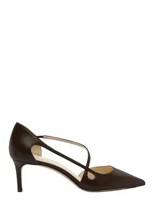 ALEXANDRE BIRMAN Renee 60 Leather Stiletto Pumps - Mousse