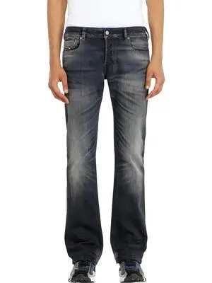 DIESEL® Bootcut Jeans Low Waist 2007 Zatiny, /dark Grey, Button Fly - Black