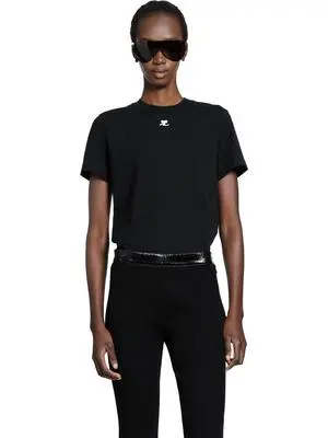 COURREGES Ac Regular T-shirt - Black